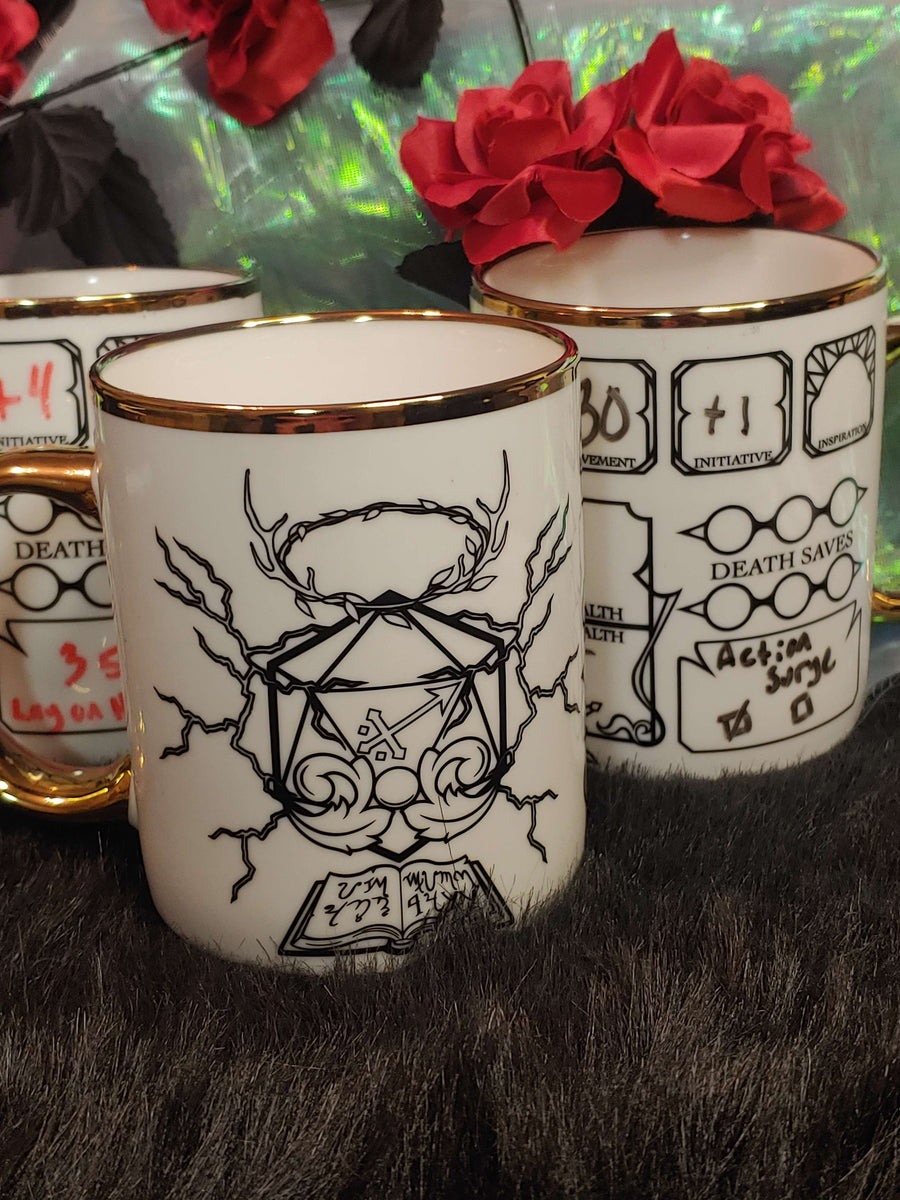 Character Sheet Mugs – Decus Workshop