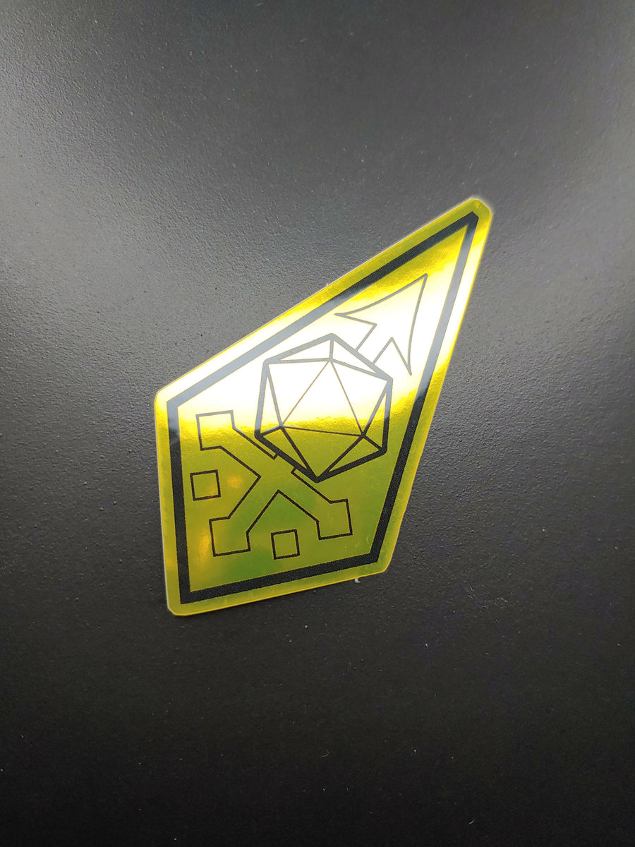 Decus Dice Logo Sticker - Gold – Decus Workshop